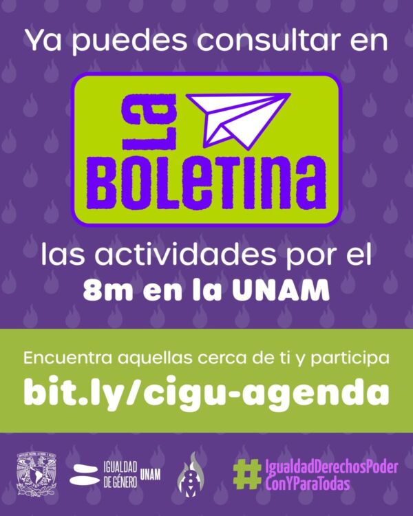 Actividades 8m 2025 en la UNAM